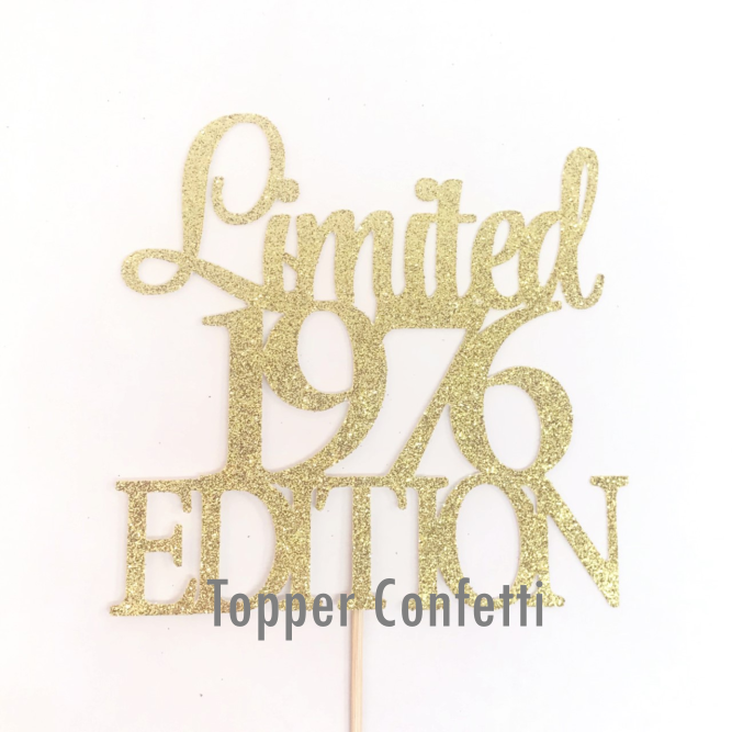 Limited 1976 Edition Cake Topper – Topper Confetti